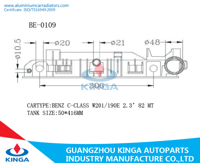 9065000302/0402/68013630AA Radiator Plastic Tank Repair Mercedes ...